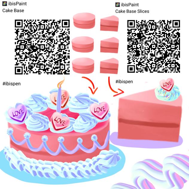 Cake Base Stamps - ibisPaint