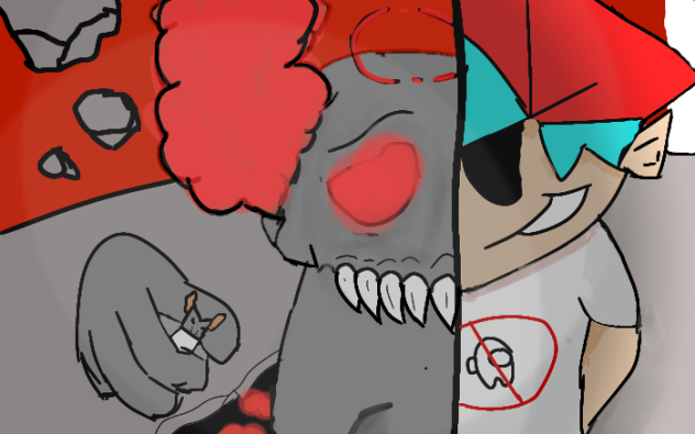 TRICKY VS BF(FNF) - ibisPaint