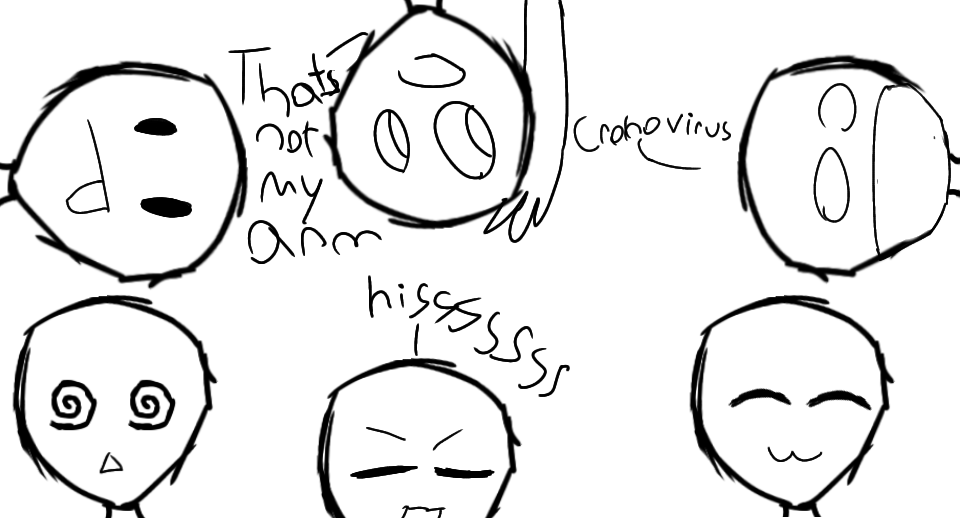 Random heads collab - ibisPaint