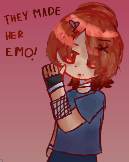 THEY MADE HER EMO! - ibisPaint