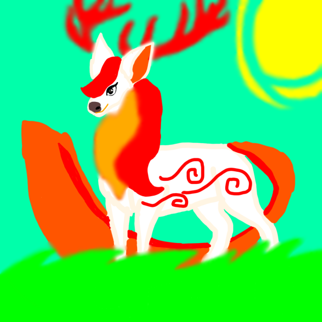 The Fire deer - ibisPaint