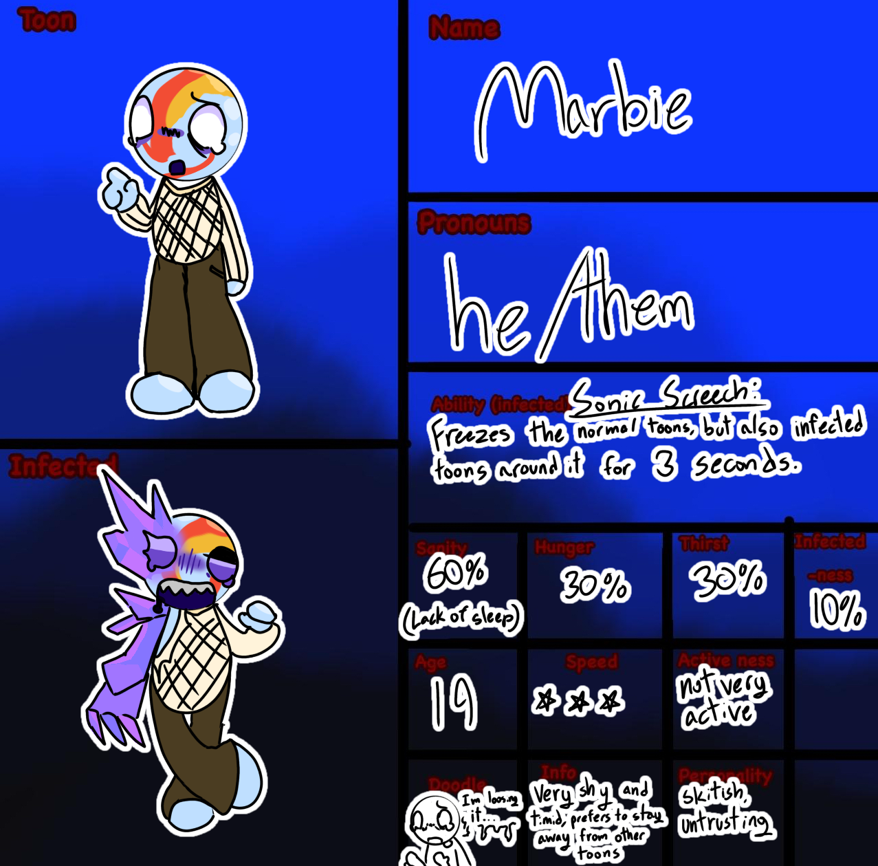 Oc for The Crystal Infection - ibisPaint