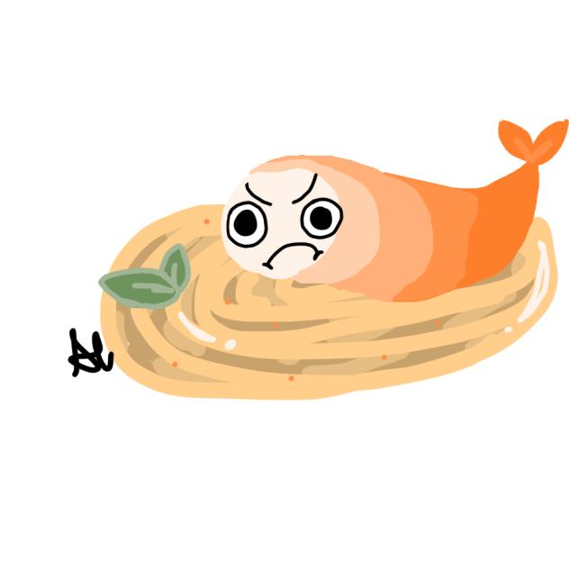 shrimpo spaghetti 🦐 - ibisPaint