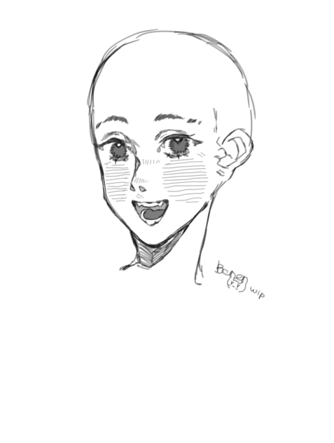 wip head I guess - ibisPaint