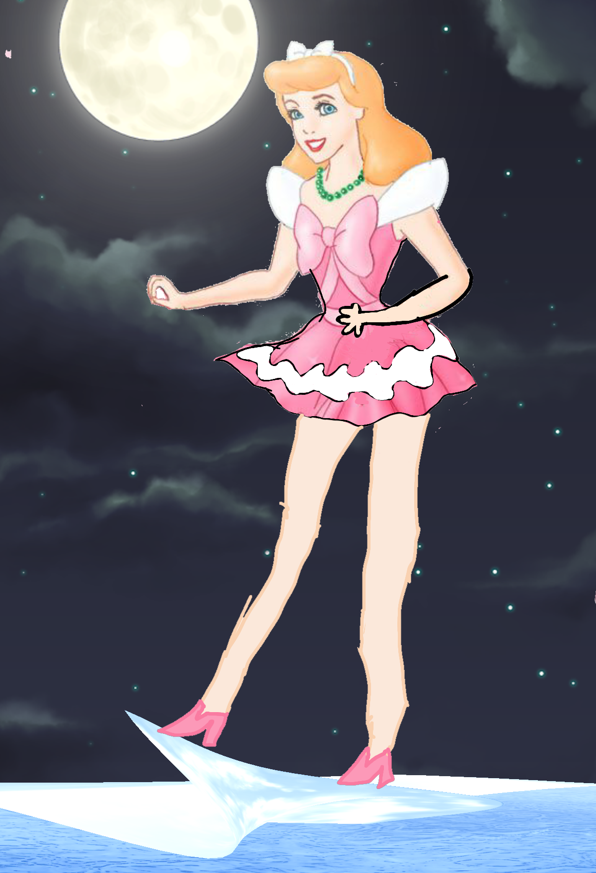 Cinderella new very mini dress 👗 - ibisPaint
