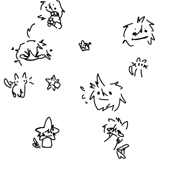 random doodles - ibisPaint