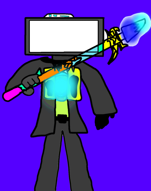 old Titan Tv man - ibisPaint