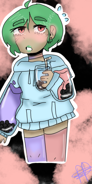 Boba girl - ibisPaint