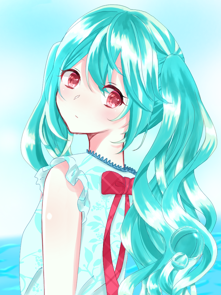 Miku,Summer!! - ibisPaint
