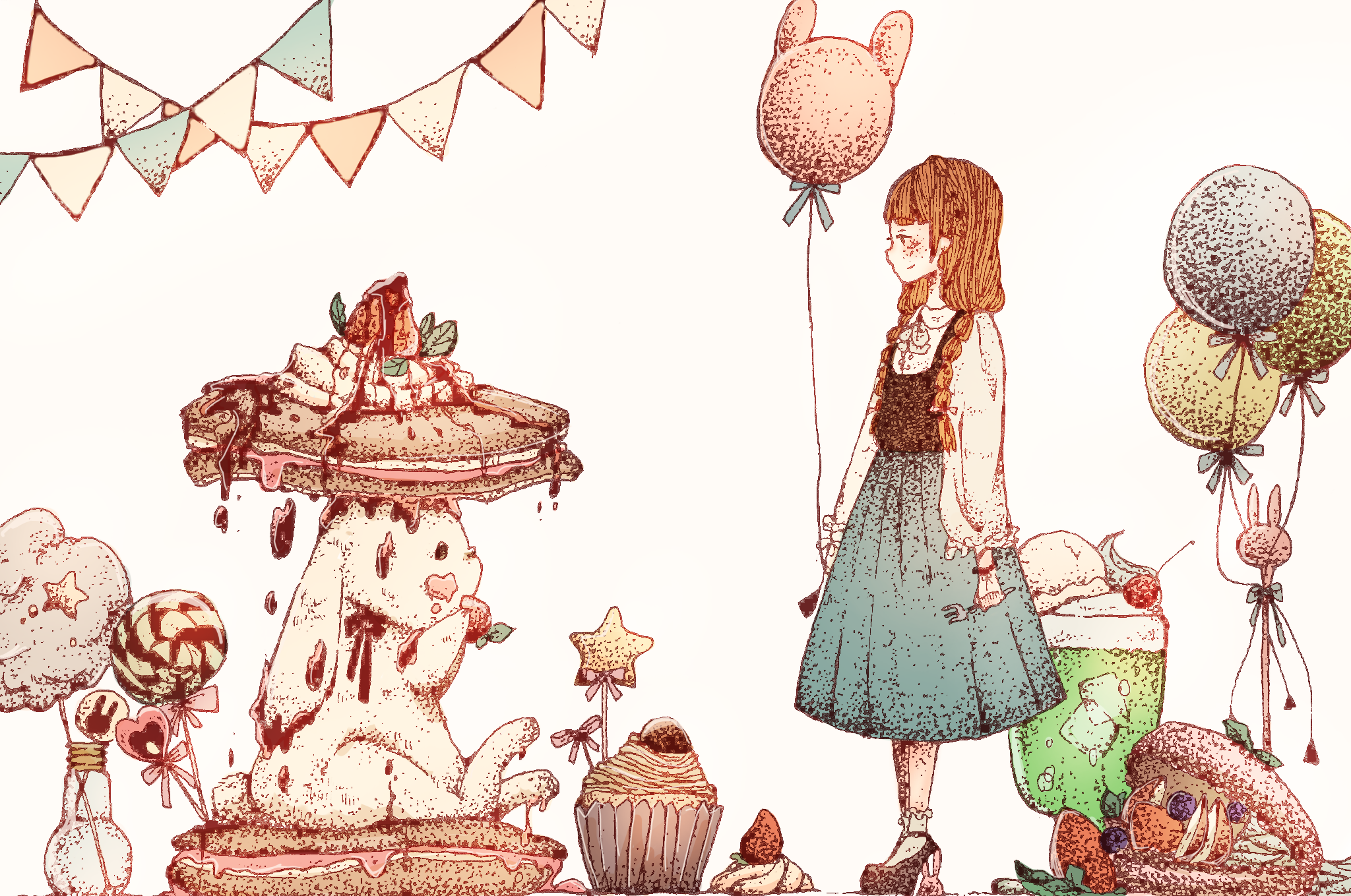 Sweets Party!!!! - ibisPaint