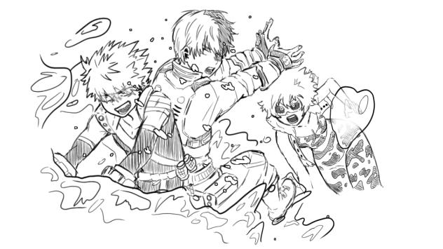 deku vs A - ibisPaint