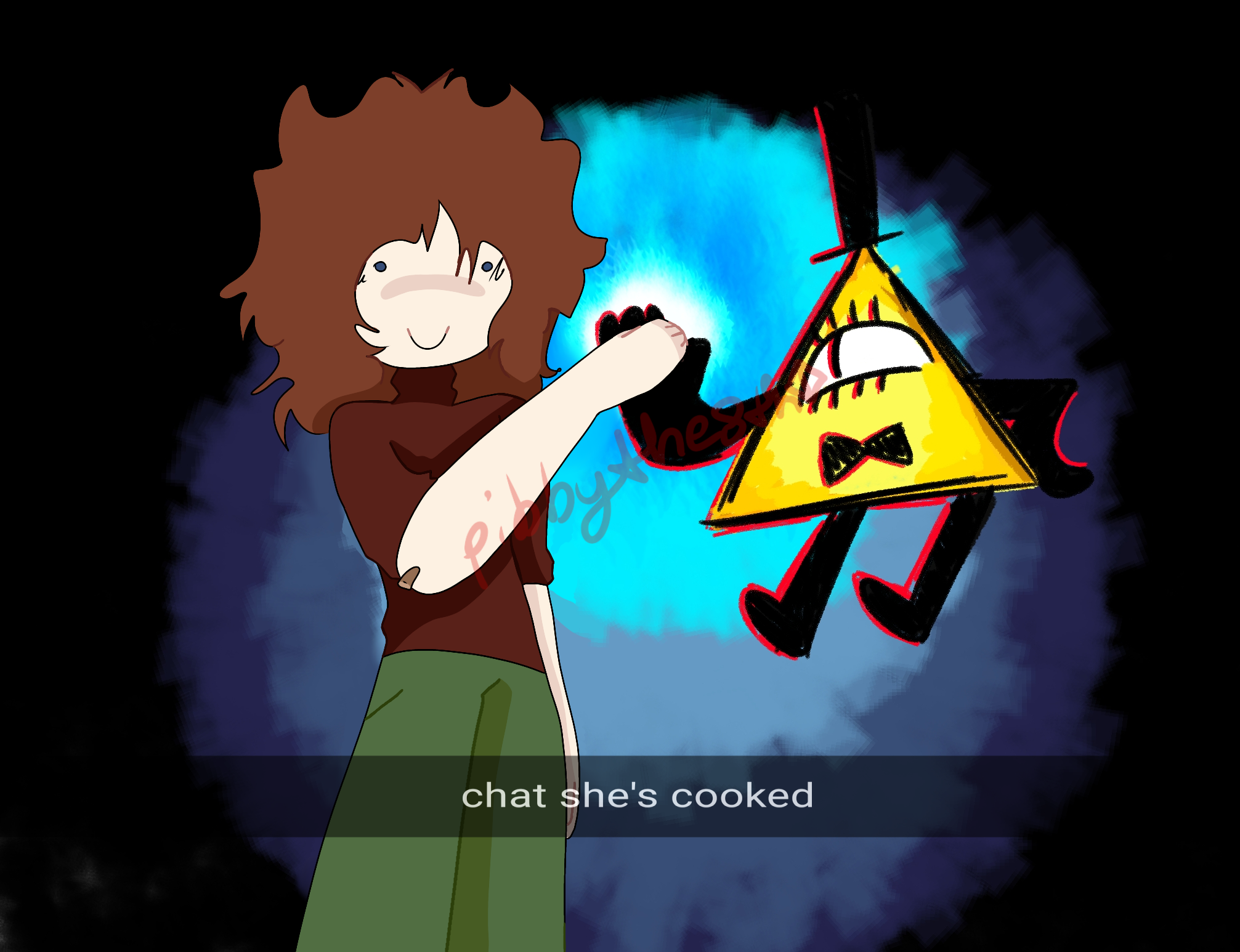 collab with BILL CIPHER - ibisPaint