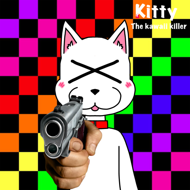 Kitty has a gun - ibisPaint