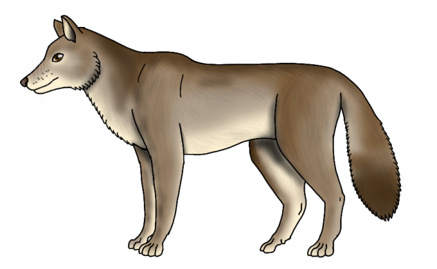 Dire Wolf (South America) render - ibisPaint