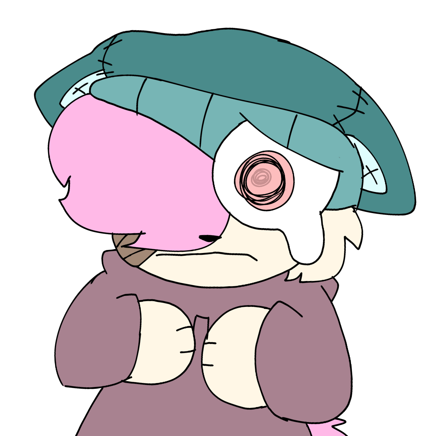 Waffle Is Scared - ibisPaint
