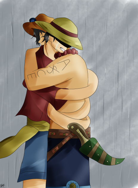 Luffy and Ace - ibisPaint