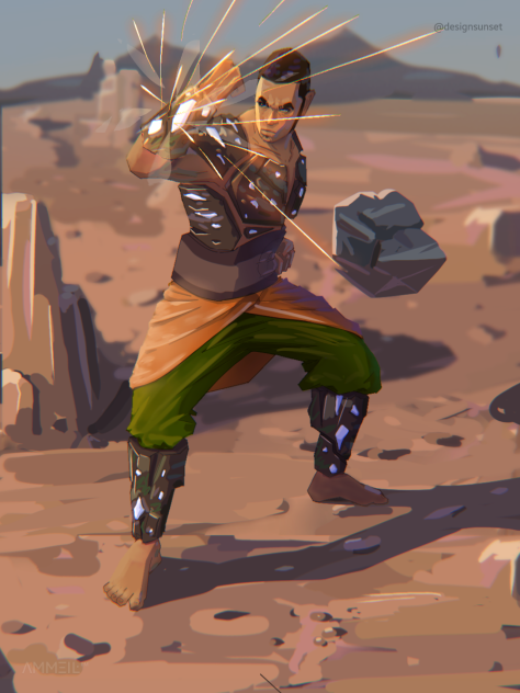 Earth Bender Commission - ibisPaint