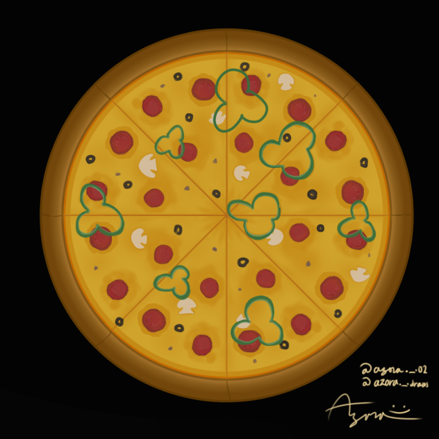 pizza - ibisPaint