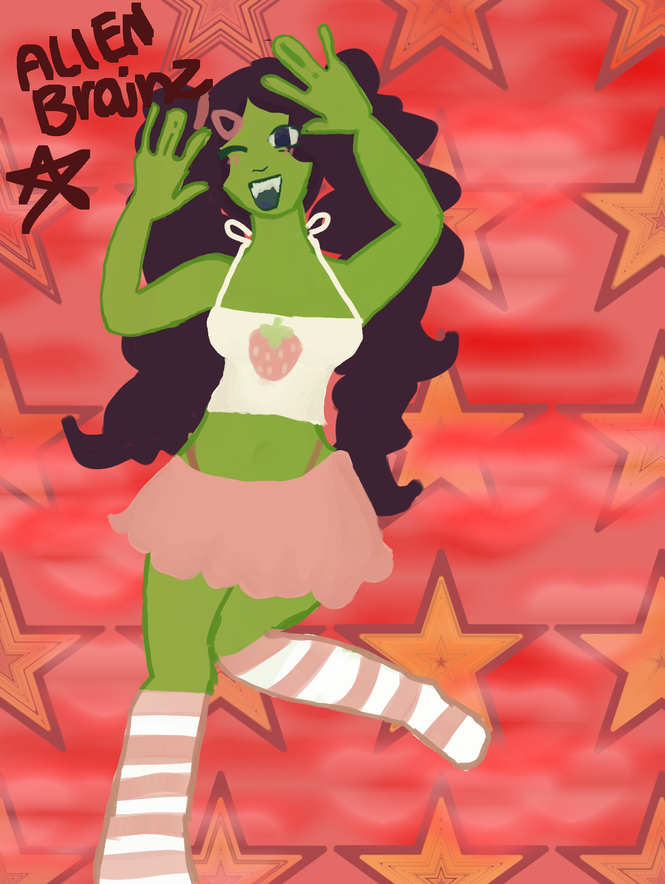 ALIEN OC (YAMIE)👽🎀💗 - ibisPaint