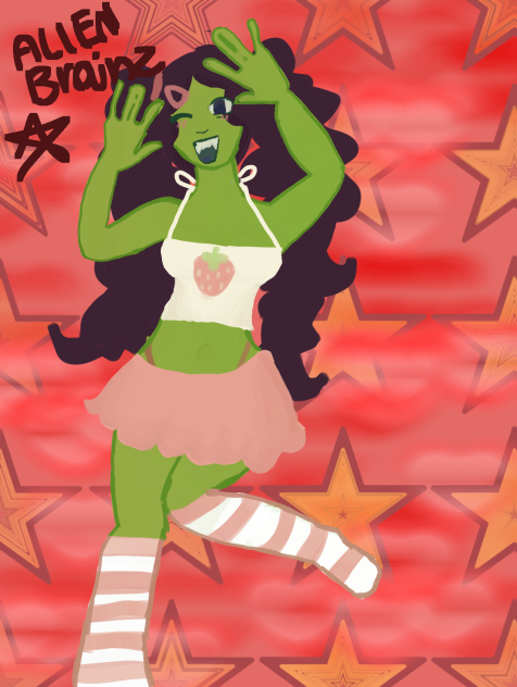 ALIEN OC (YAMIE)👽🎀💗 - ibisPaint