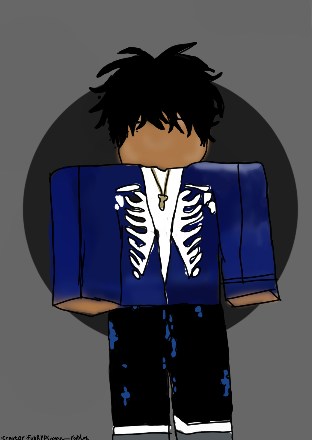 my brothers rbx avatar - ibisPaint