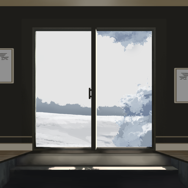 Winter Window View - ibisPaint