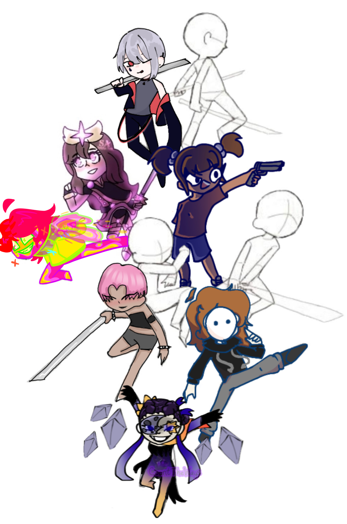 Fight Collab! - ibisPaint