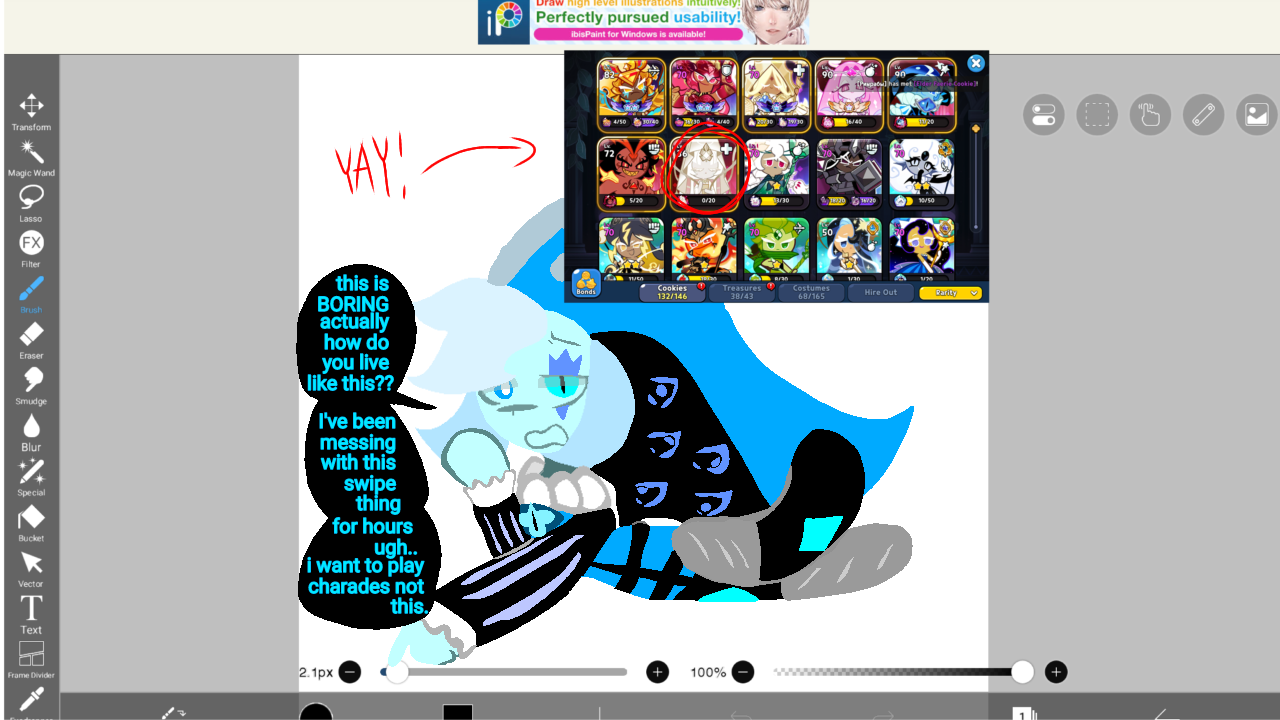 shadow milk whatchu doin here boi😡 - ibisPaint