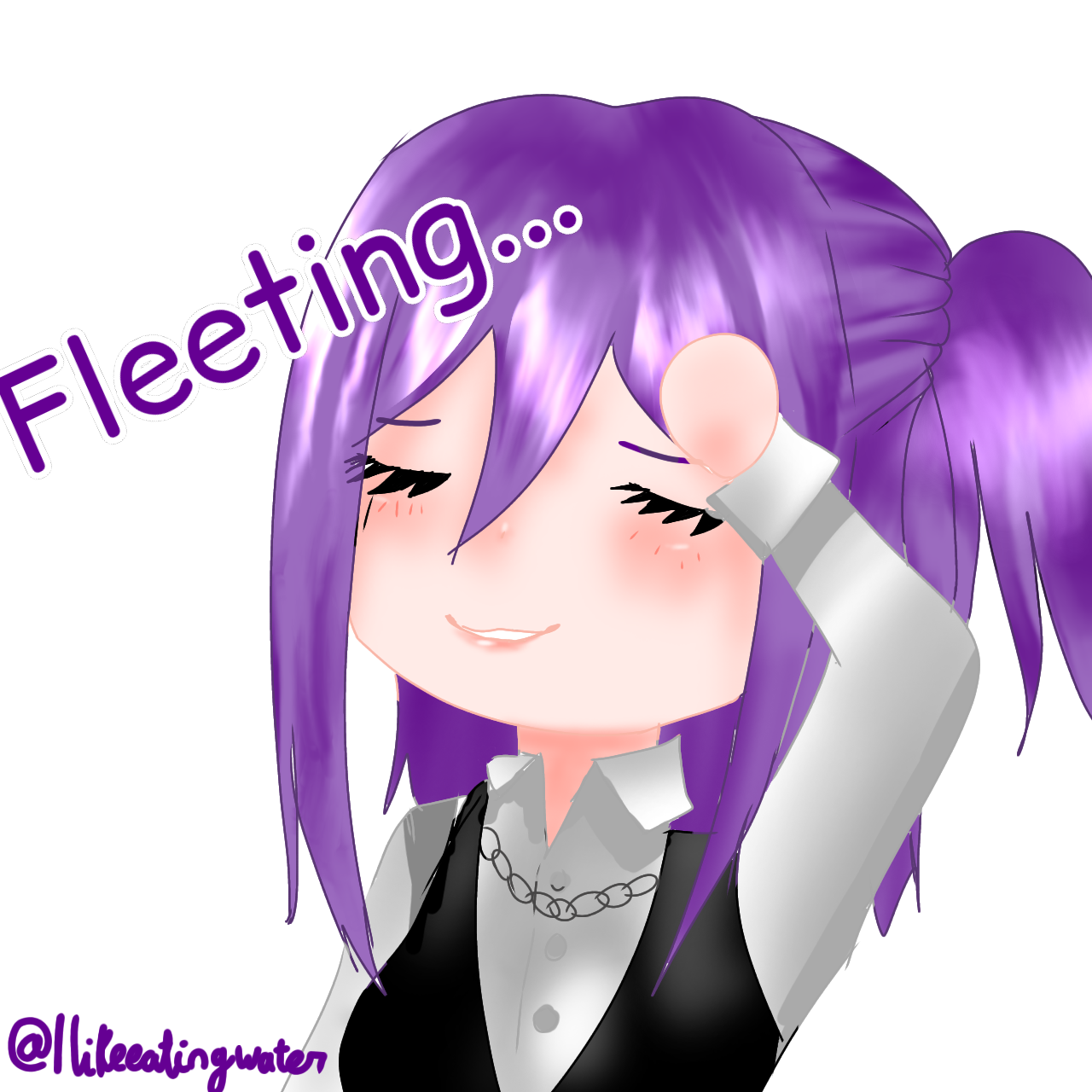 I tried drawing a chibi kaoru - ibisPaint