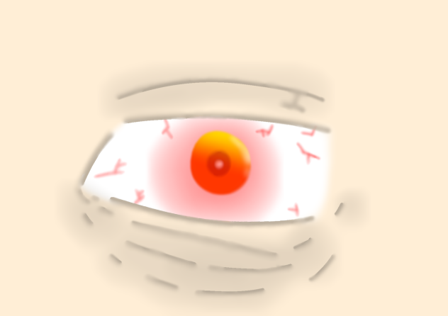Red eye - ibisPaint