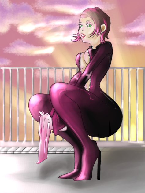 Pink ladie - ibisPaint