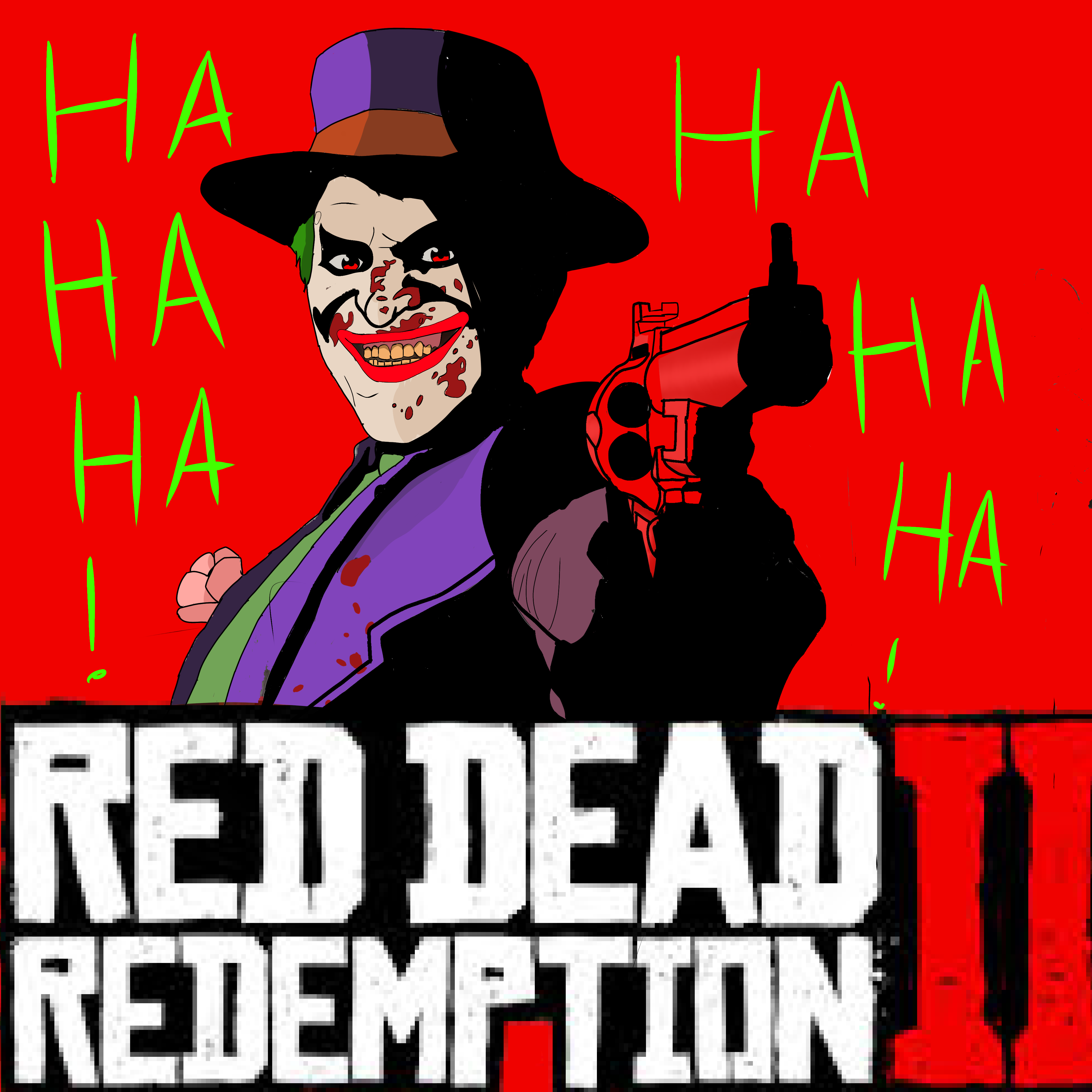 joker mk11 RDR2 ( fanart ) - ibisPaint