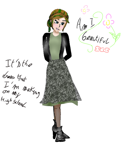 the true question, am i beautiful - ibisPaint