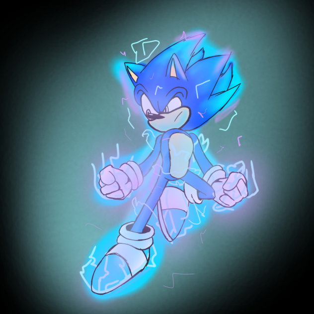 super real speed sonic - ibisPaint