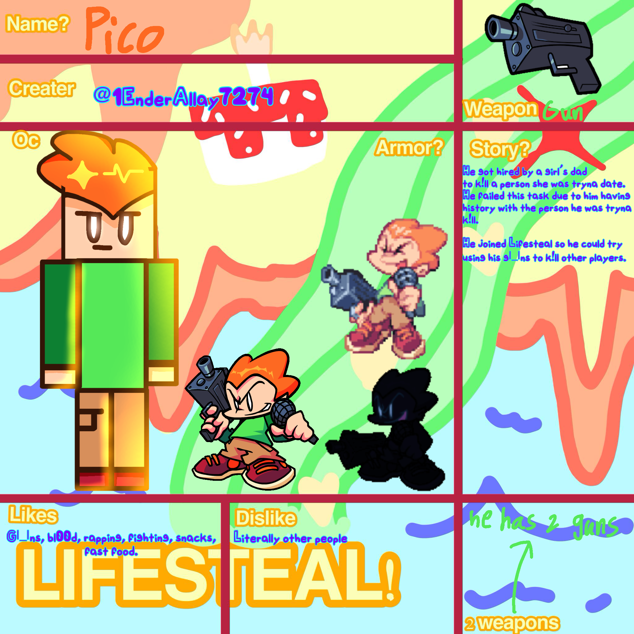 For “LIFE STEAL SMP (minecraft)” - ibisPaint
