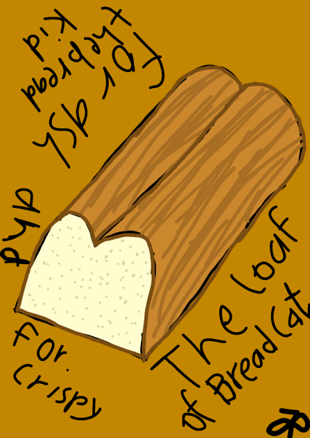 Bread cats loaf of bread - ibisPaint