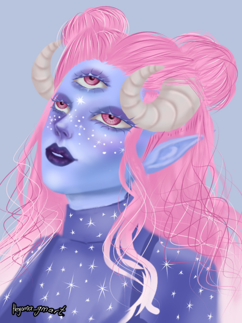 fanart @lunavalentinart (instagram) - ibisPaint