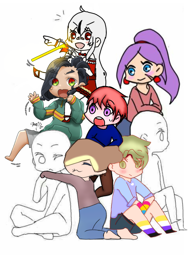 Friend collab - ibisPaint