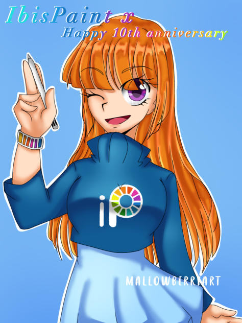 Happy 10th anniversary🥳🎉 - ibisPaint