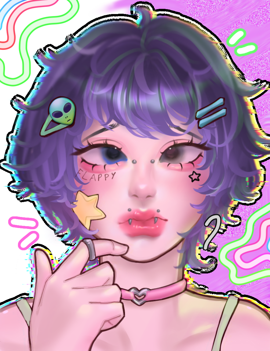 alien girl - ibisPaint