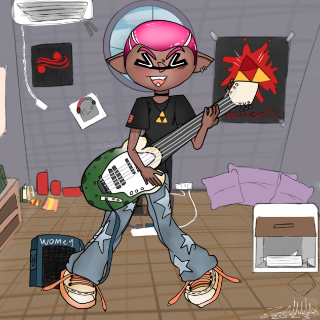 Splatoon Zelda splatfest - ibisPaint