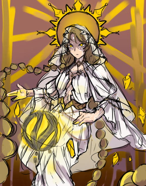 Sun Goddess (WIP) - ibisPaint