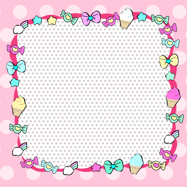 Cute dreamy Background Candy theme - ibisPaint