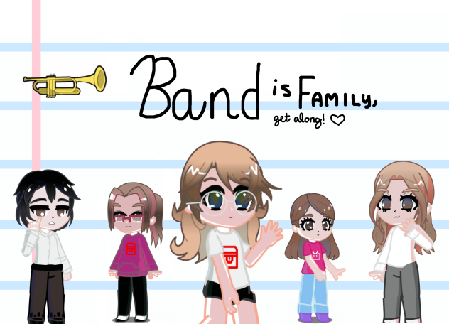 Band is Family, Get Along Poster - ibisPaint
