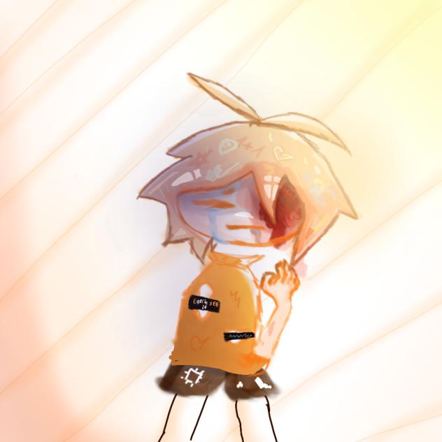 she scared but its fake blood XD - ibisPaint