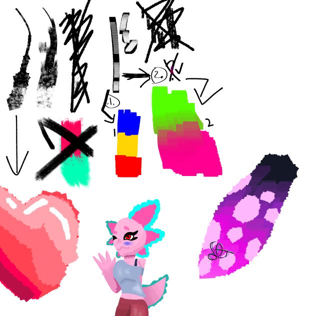 testing Splatoon brushes...again - ibisPaint