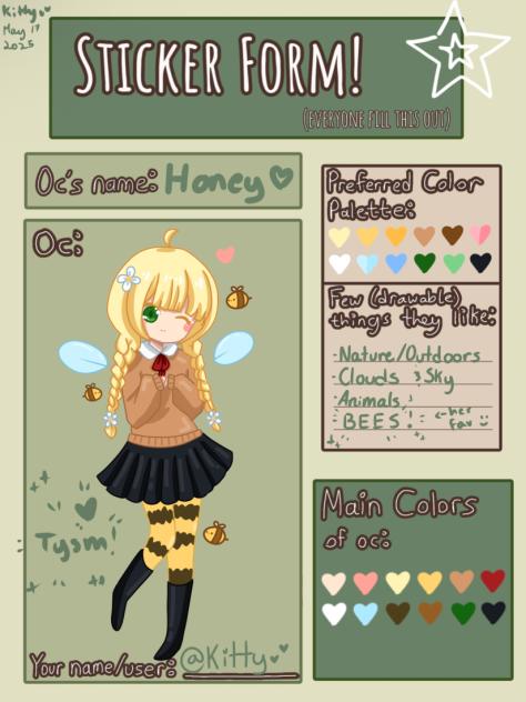 ⭐️🌱Miyu Sticker Sheet🌱⭐️ - ibisPaint