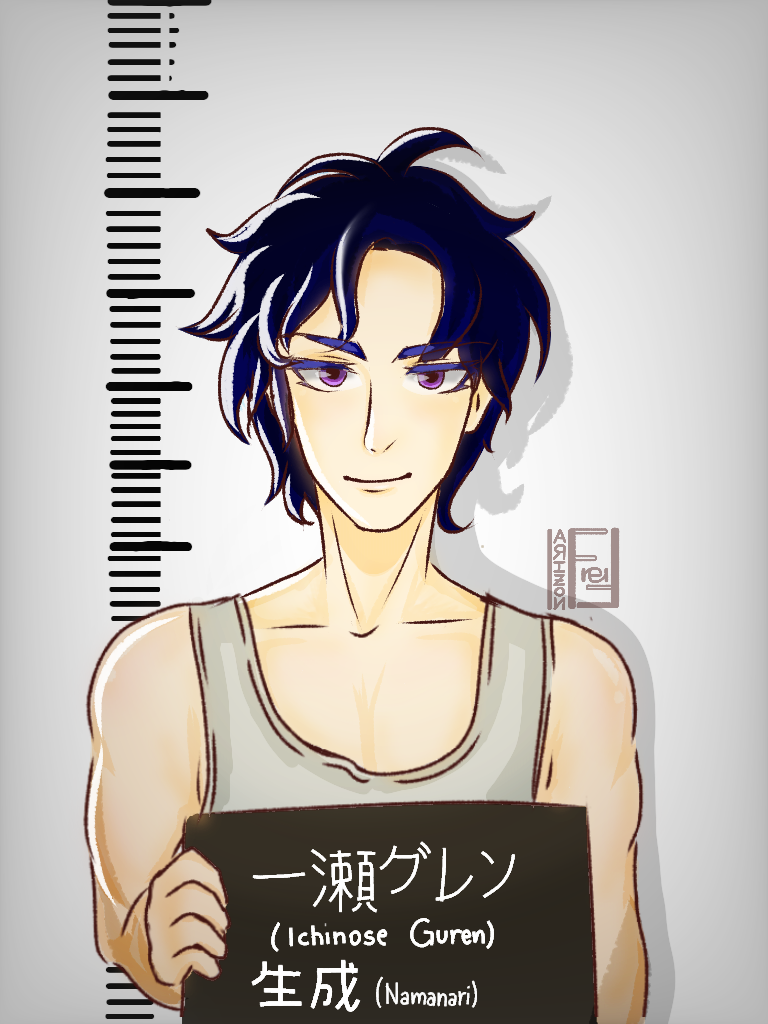 Ichinose Guren Mug Shot - ibisPaint