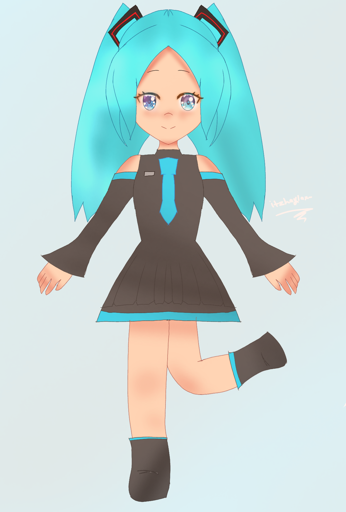 hatsune miko fanart - ibisPaint