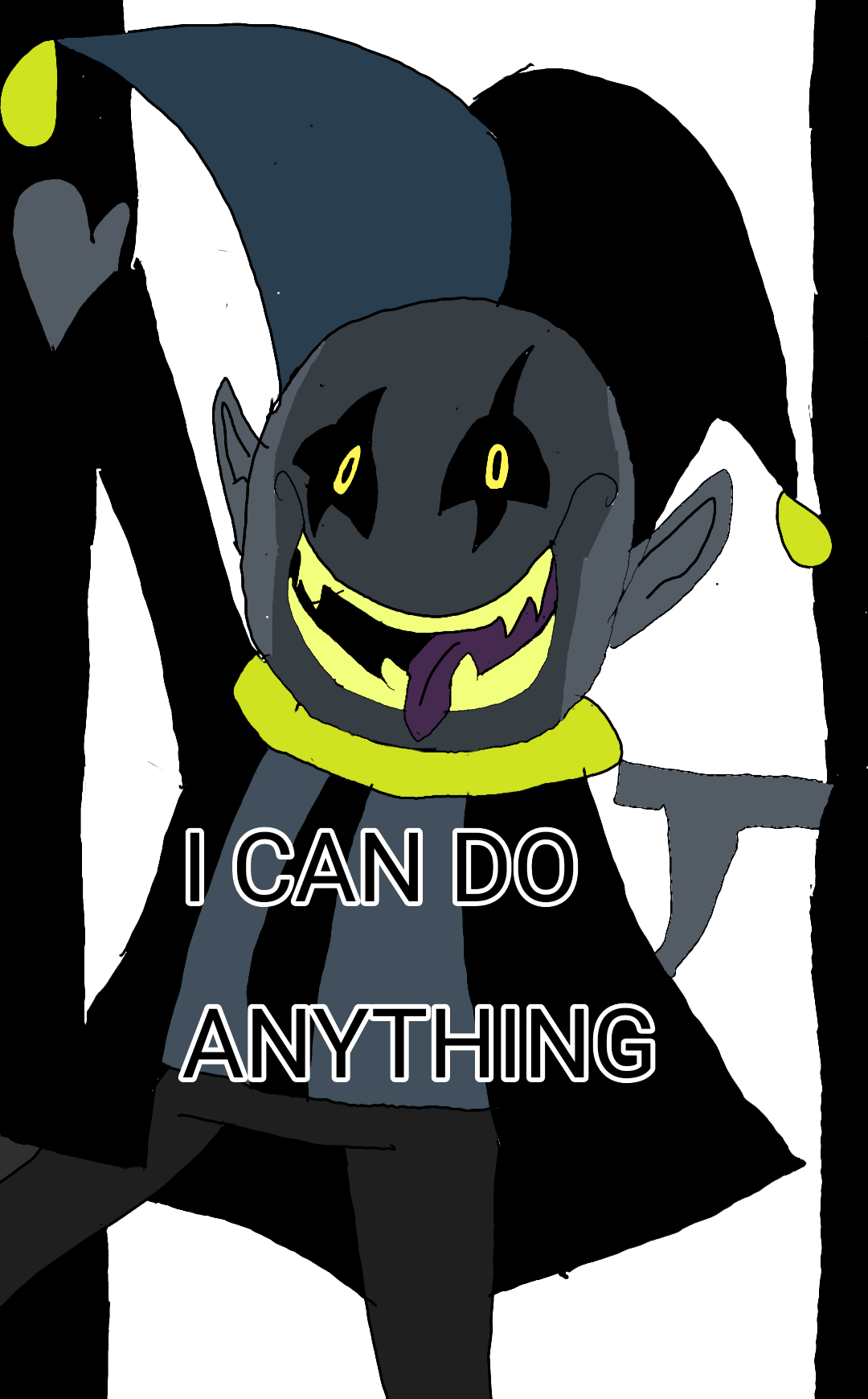 Deltarune art of Jevil - ibisPaint